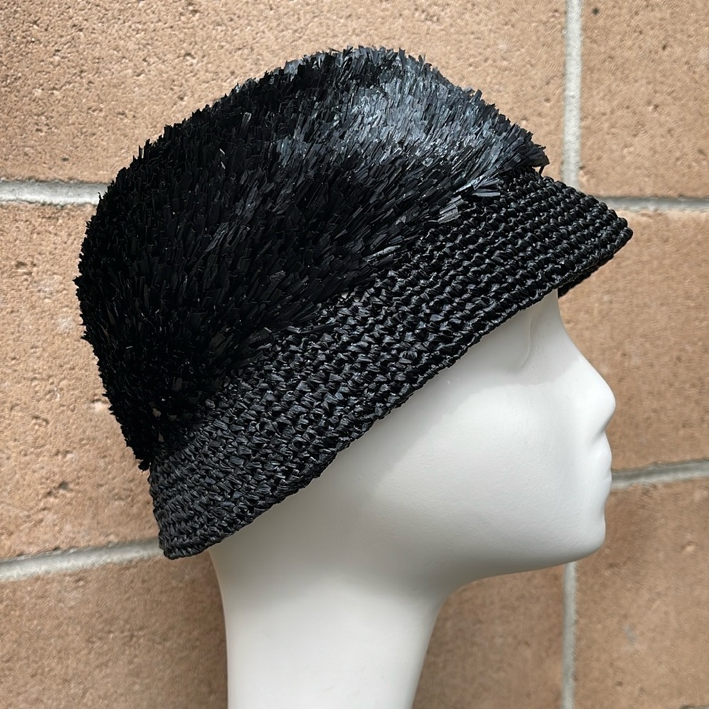 Betmar 1950s Woven Raffia/Straw Hat - Gem